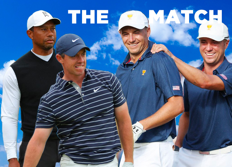 Tiger, Rory, Justin et Jordan à l'affiche du Match ! - Golf Planète
