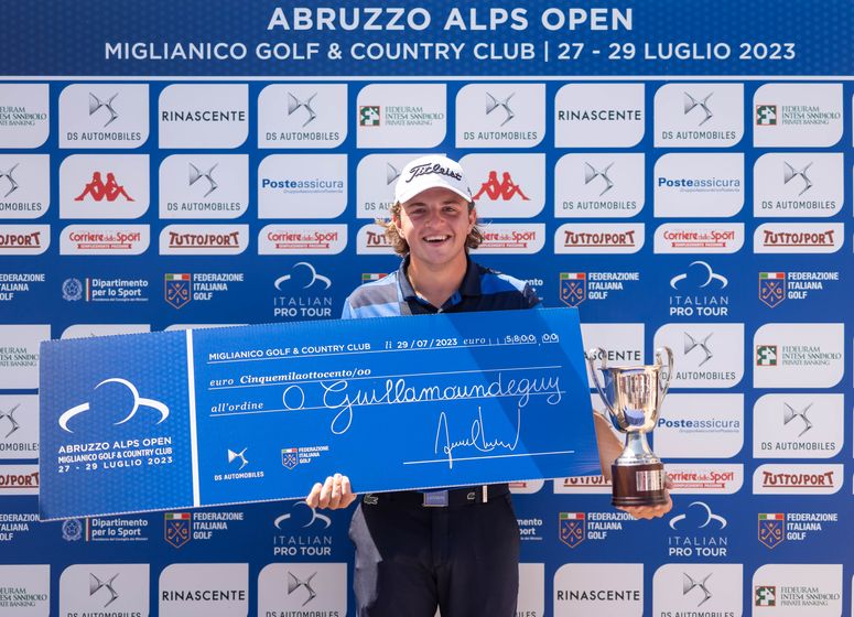 Premier succès en professionnel pour Oihan Guillamoundeguy - Golf Planète