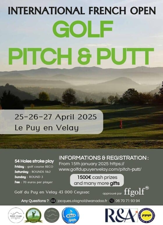 INTERNATIONAL FRENCH OPEN GOLF PITCH AND PUTT PUY EN VELAY 25 26 27 ...
