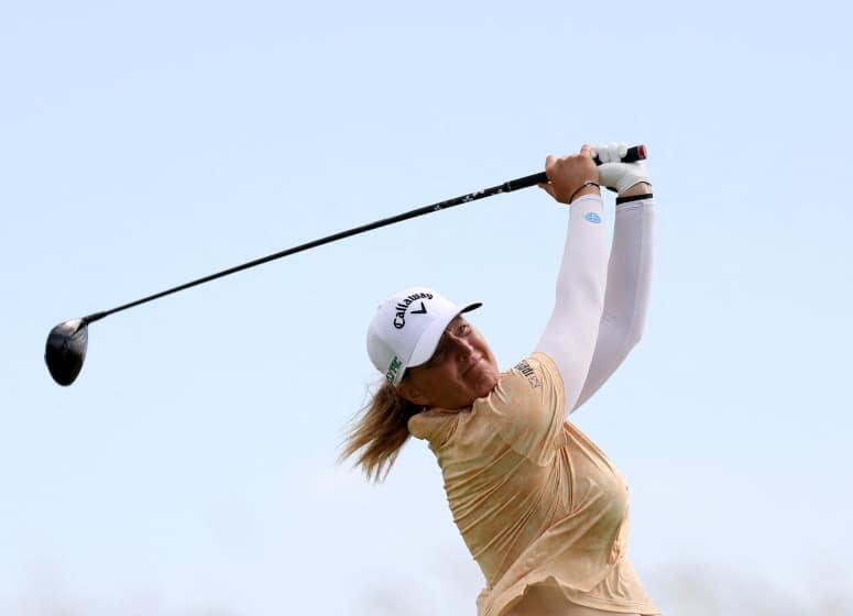 Perrine Delacour juste derrière Laura Fuenfstueck - Golf Planète