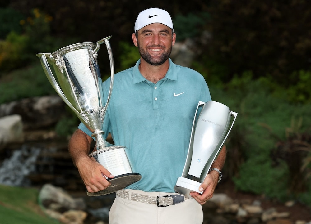 Scottie Scheffler remporte un nouveau trophée... hors du parcours ...