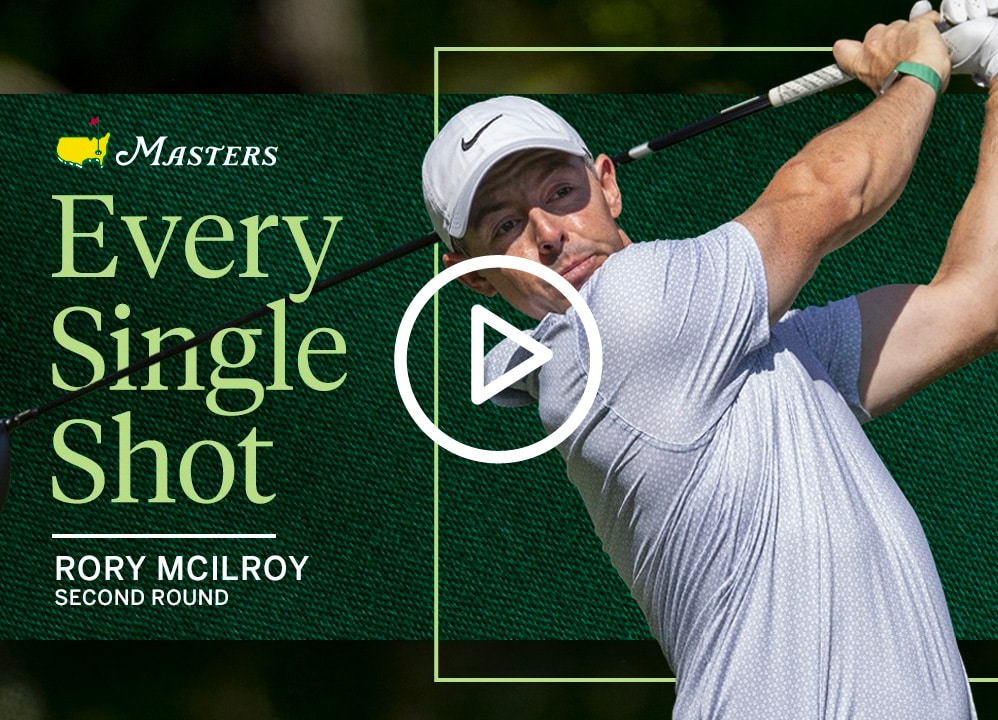 Tous les coups de Rory McIlroy dans le deuxième tour du Masters à ...